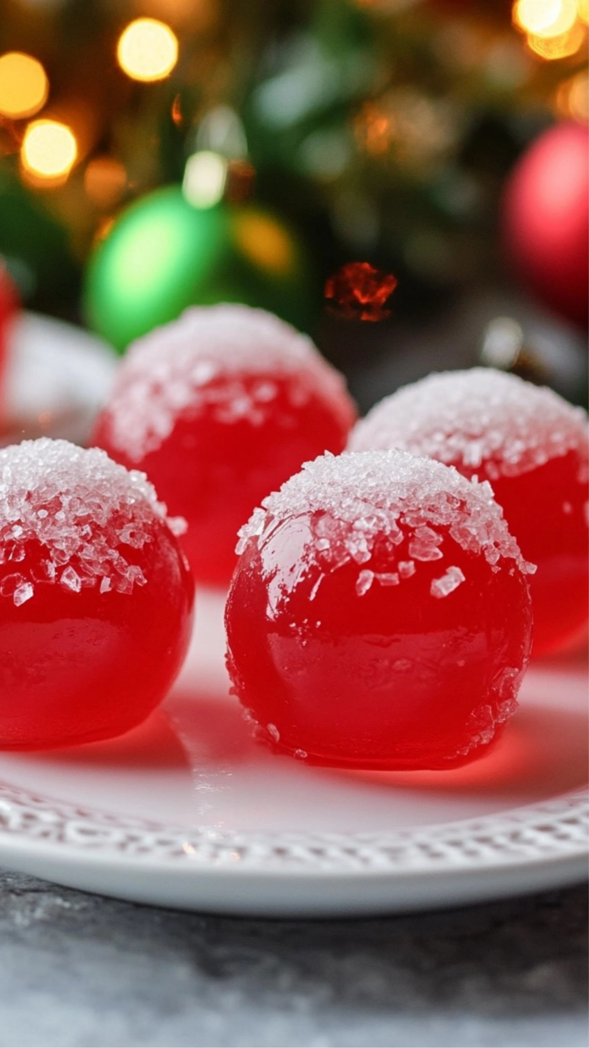 Mom’s Christmas Jello Balls - Lidia Recipes