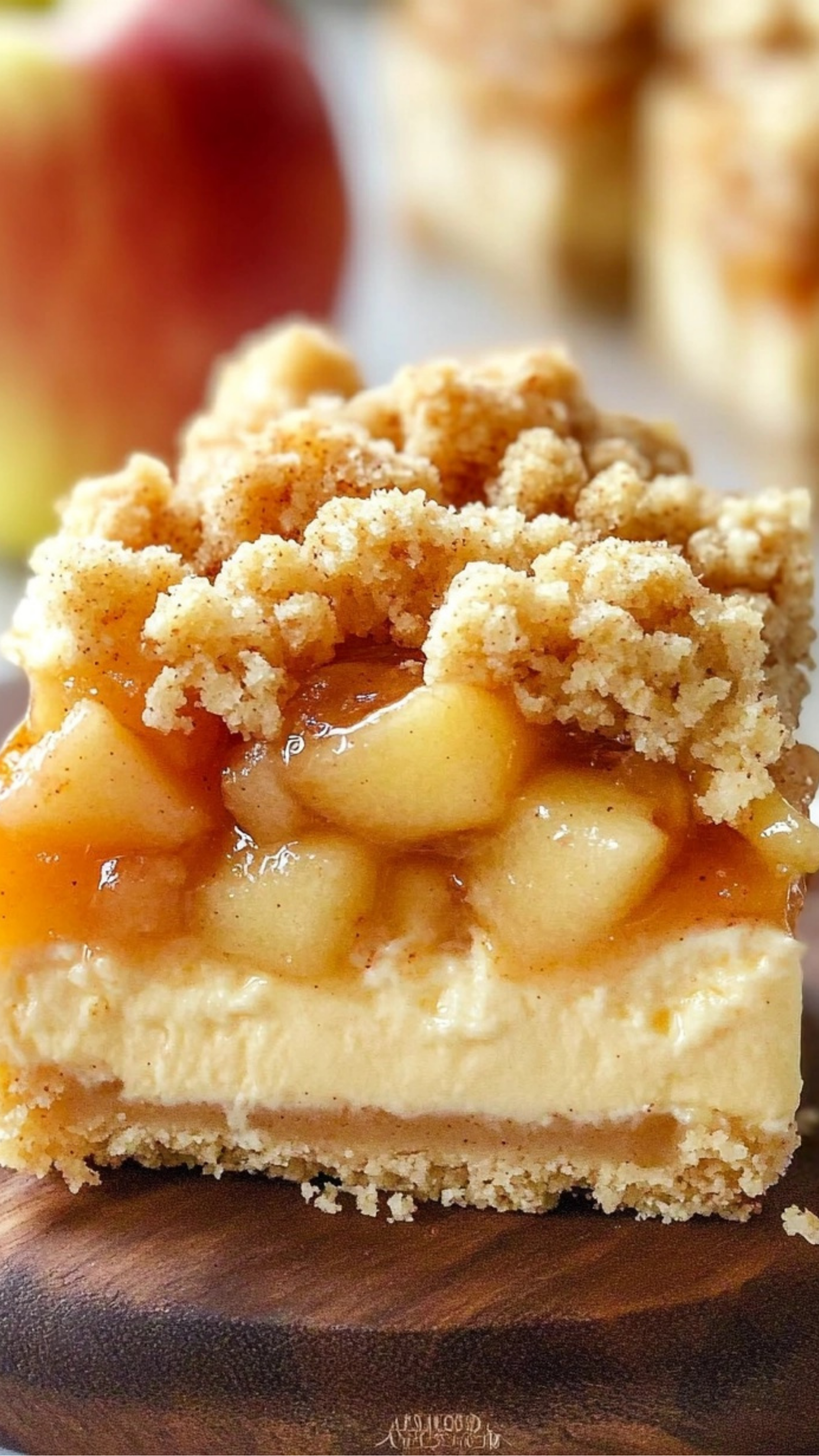 Apple Cheesecake Bars - Lidia Recipes