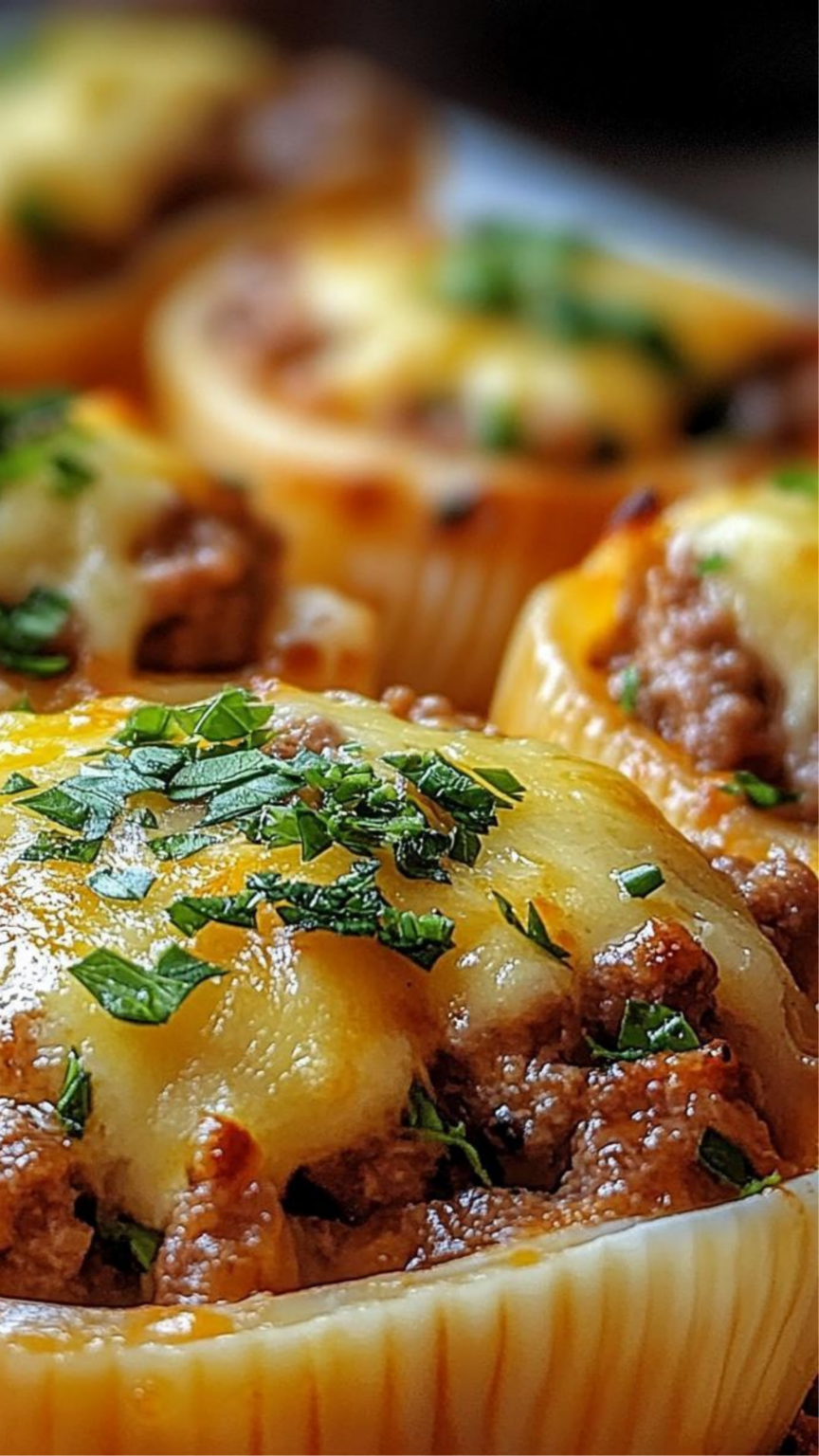 Cheesy Beef-Stuffed Shells - Lidia Recipes