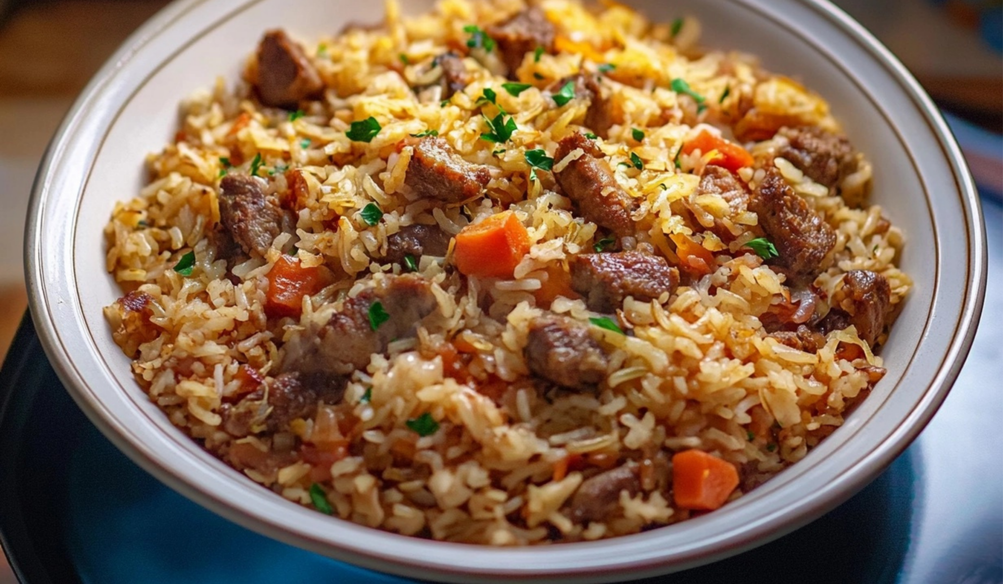 Plov: A Traditional Uzbek Rice Dish with Hearty Beef - Lidia Recipes