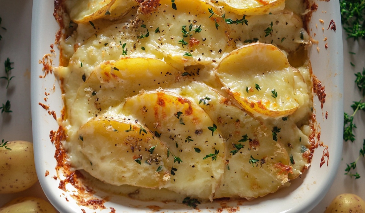 Cheesy Scalloped Potatoes - Lidia Recipes