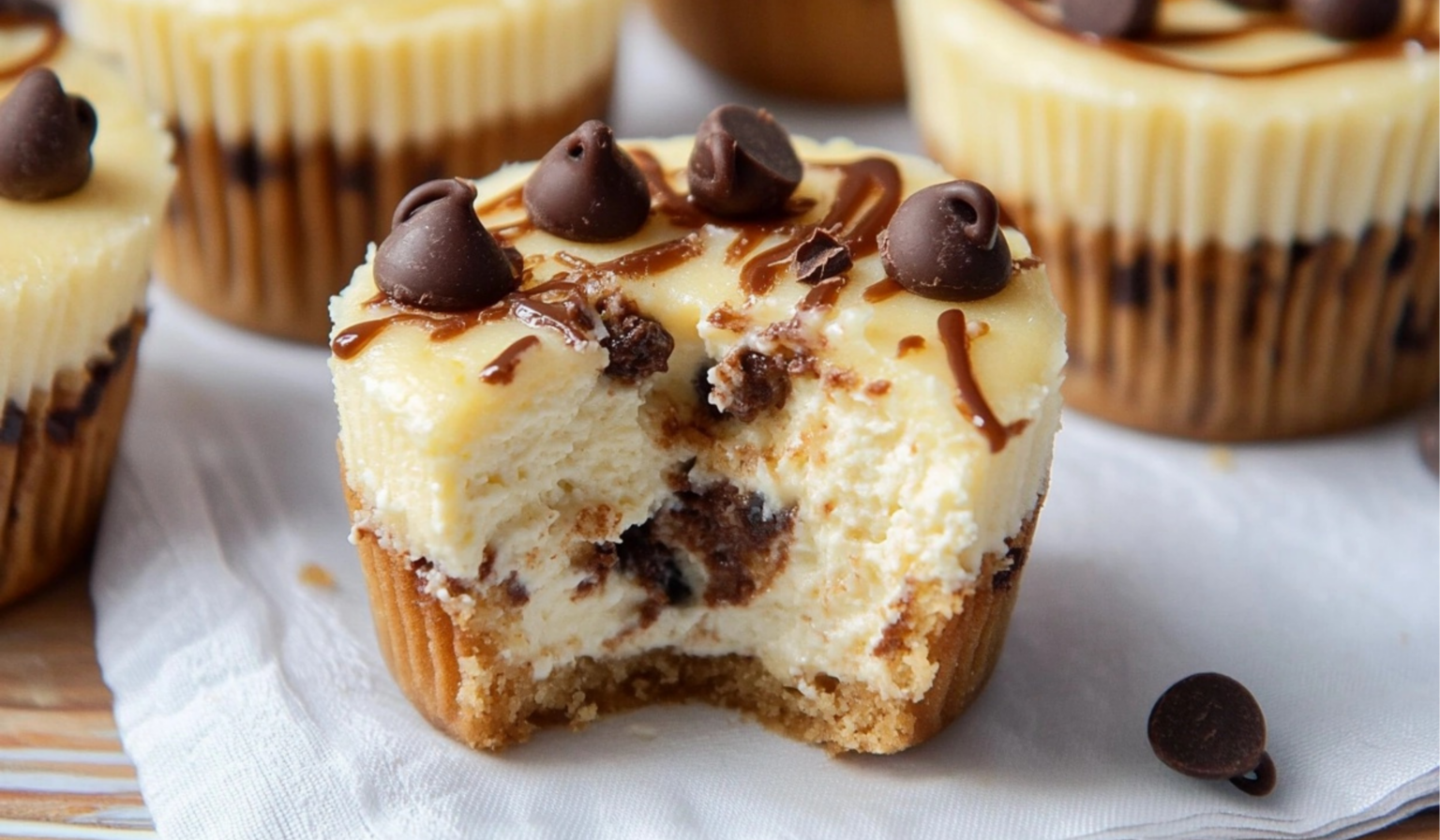 Mini Chocolate Chip Cheesecakes: A Sweet Bite of Heaven - Lidia Recipes