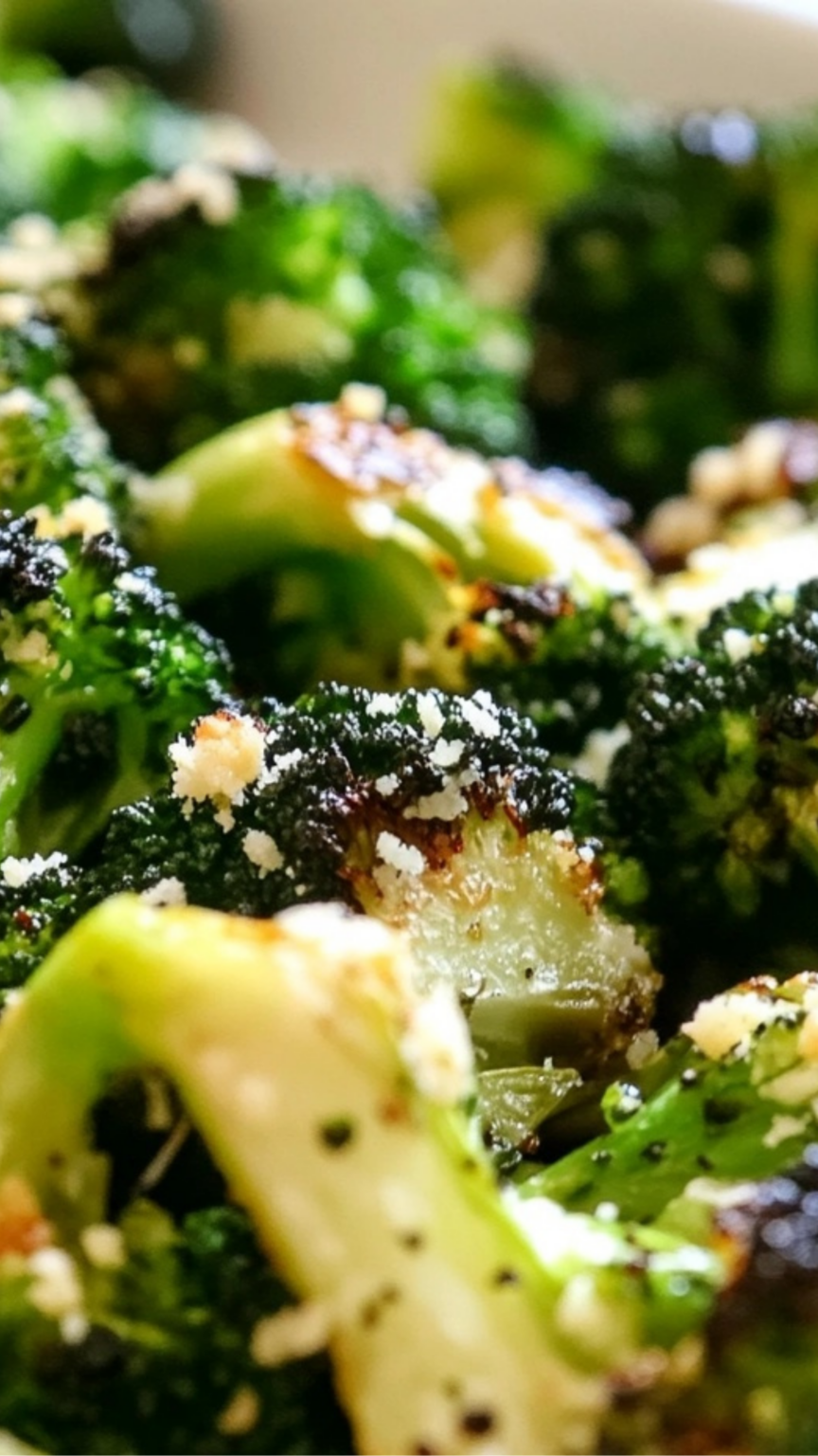 Garlic Parmesan Roasted Broccoli: A Simple Yet Flavorful Side Dish for ...