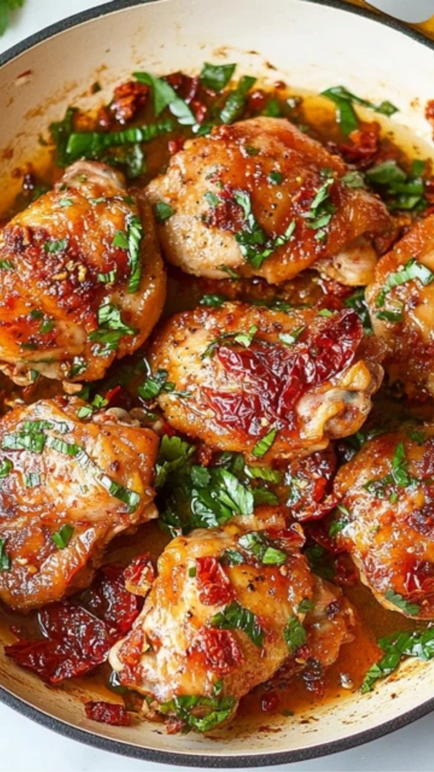 Mastering Skillet Sun-Dried Tomato Chicken Thighs: A Beginner’s Guide ...