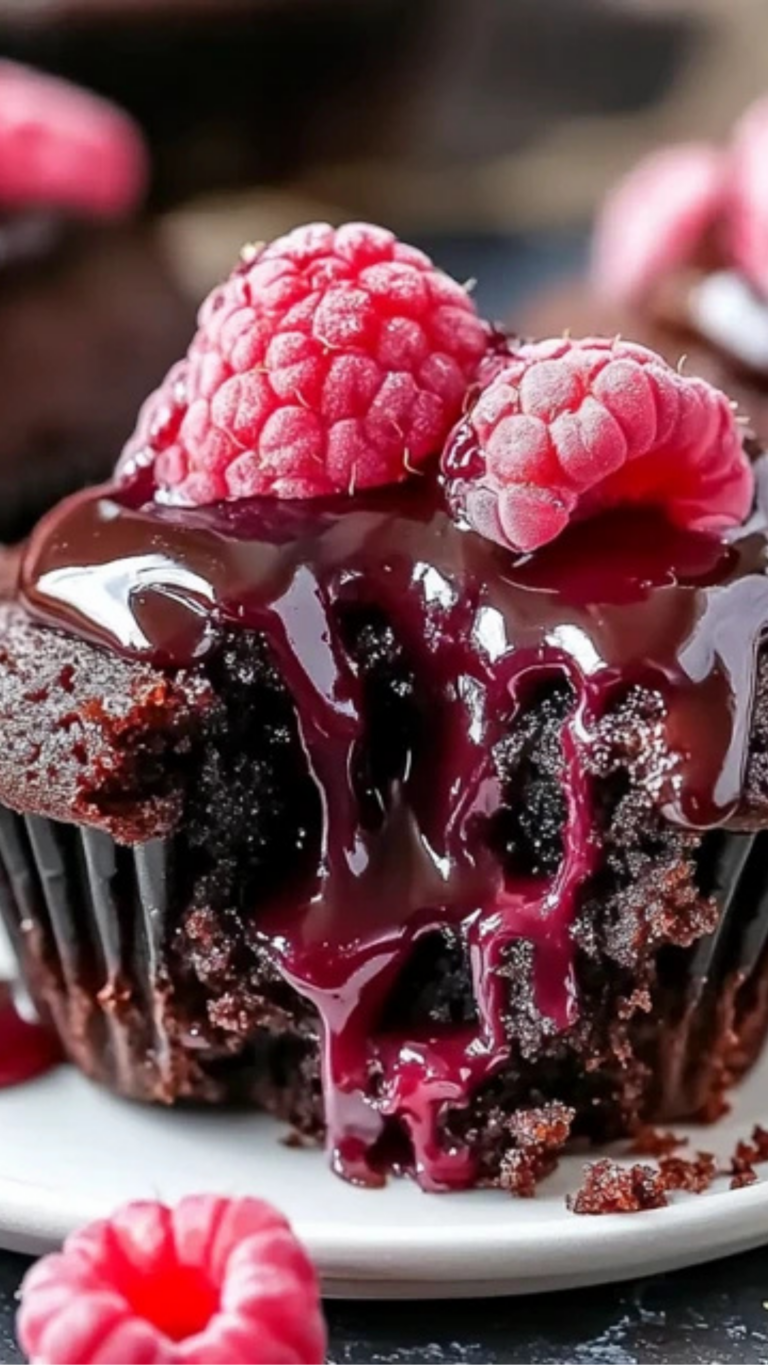 Decadent Raspberry Chocolate Lava Cupcakes: A Beginner-Friendly Recipe ...