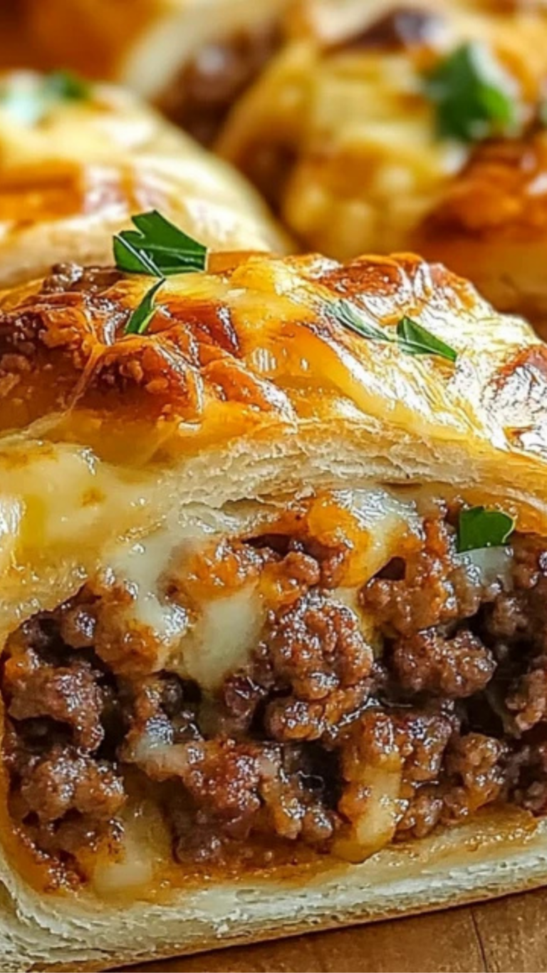 Cheesy Ground Beef Stuffed Bread Roll: A Comforting and Delicious ...