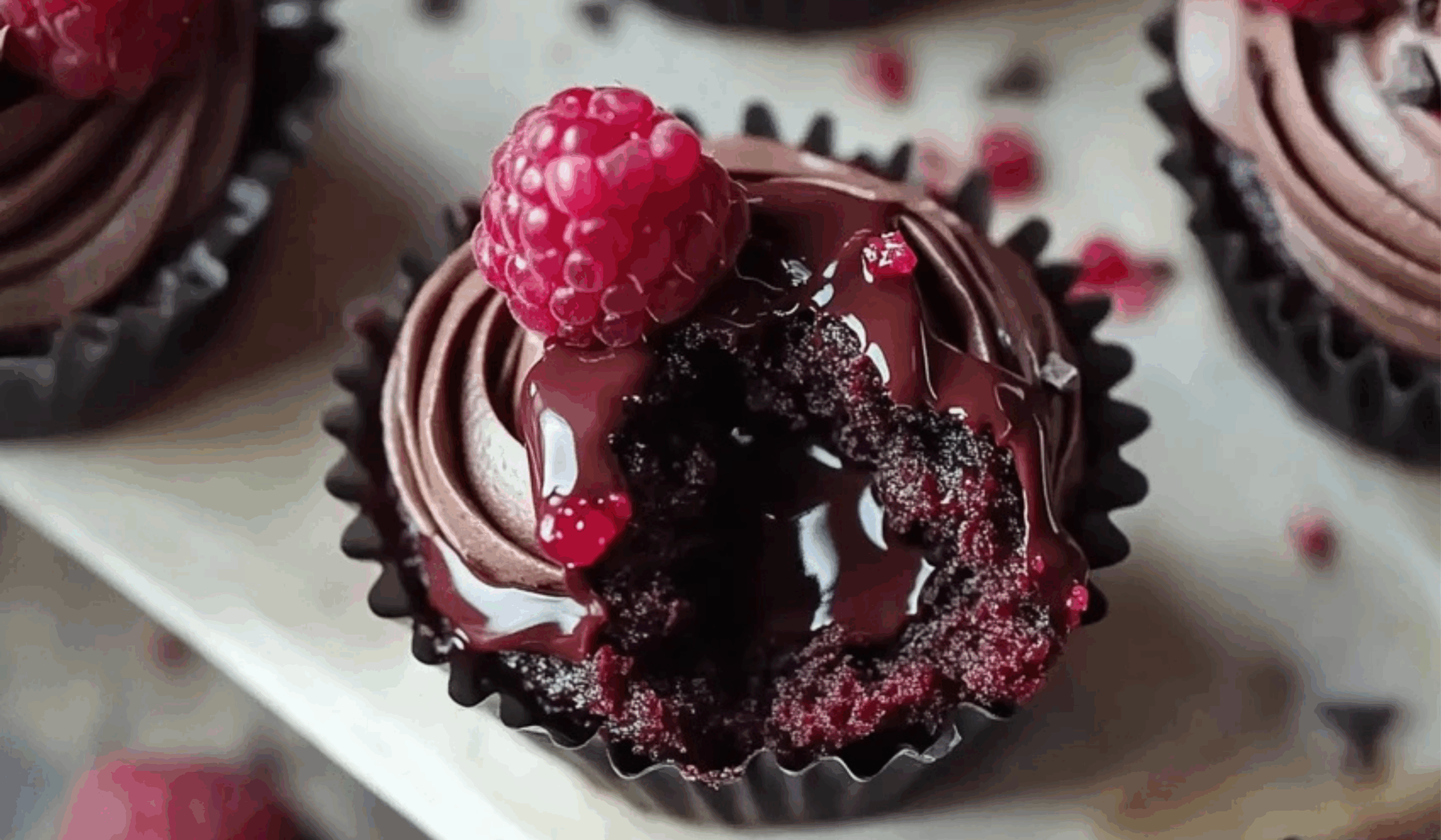 Raspberry Chocolate Lava Cupcakes: The Ultimate Dessert for Chocolate ...