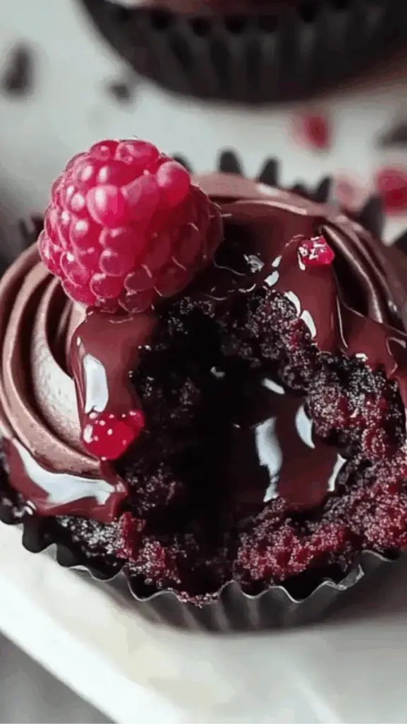 Raspberry Chocolate Lava Cupcakes: The Ultimate Dessert for Chocolate ...