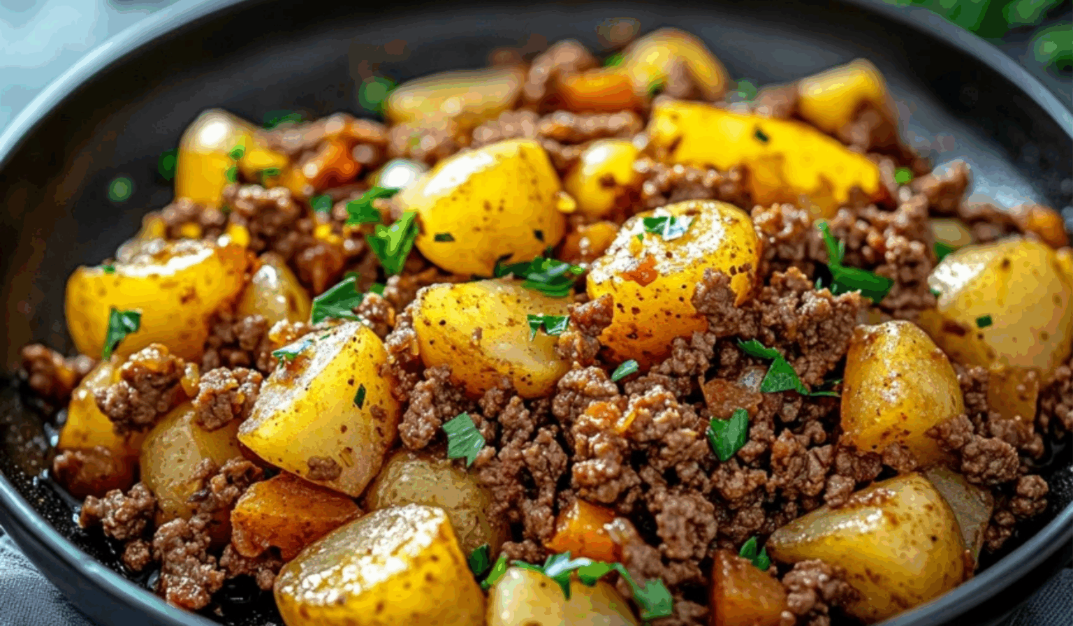 Hearty Ground Beef and Potatoes Skillet: A Beginner-Friendly One-Pan ...