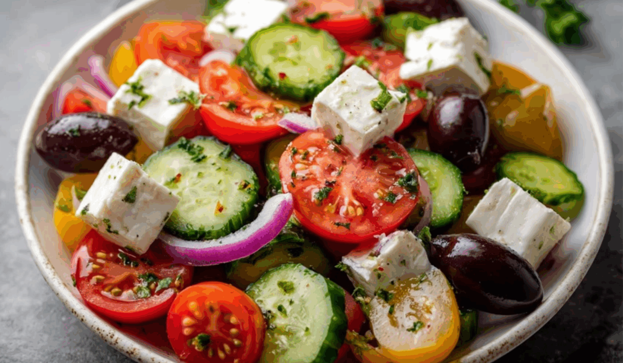 Classic Greek Salad: A Fresh Mediterranean Staple - Lidia Recipes