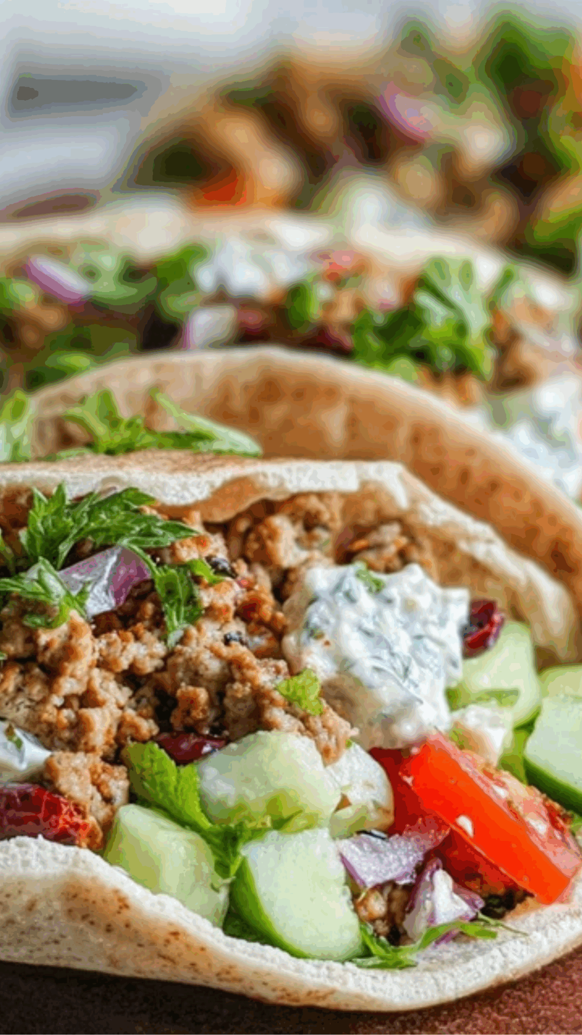 Mediterranean Ground Chicken Pitas: A Flavorful and Healthy ...