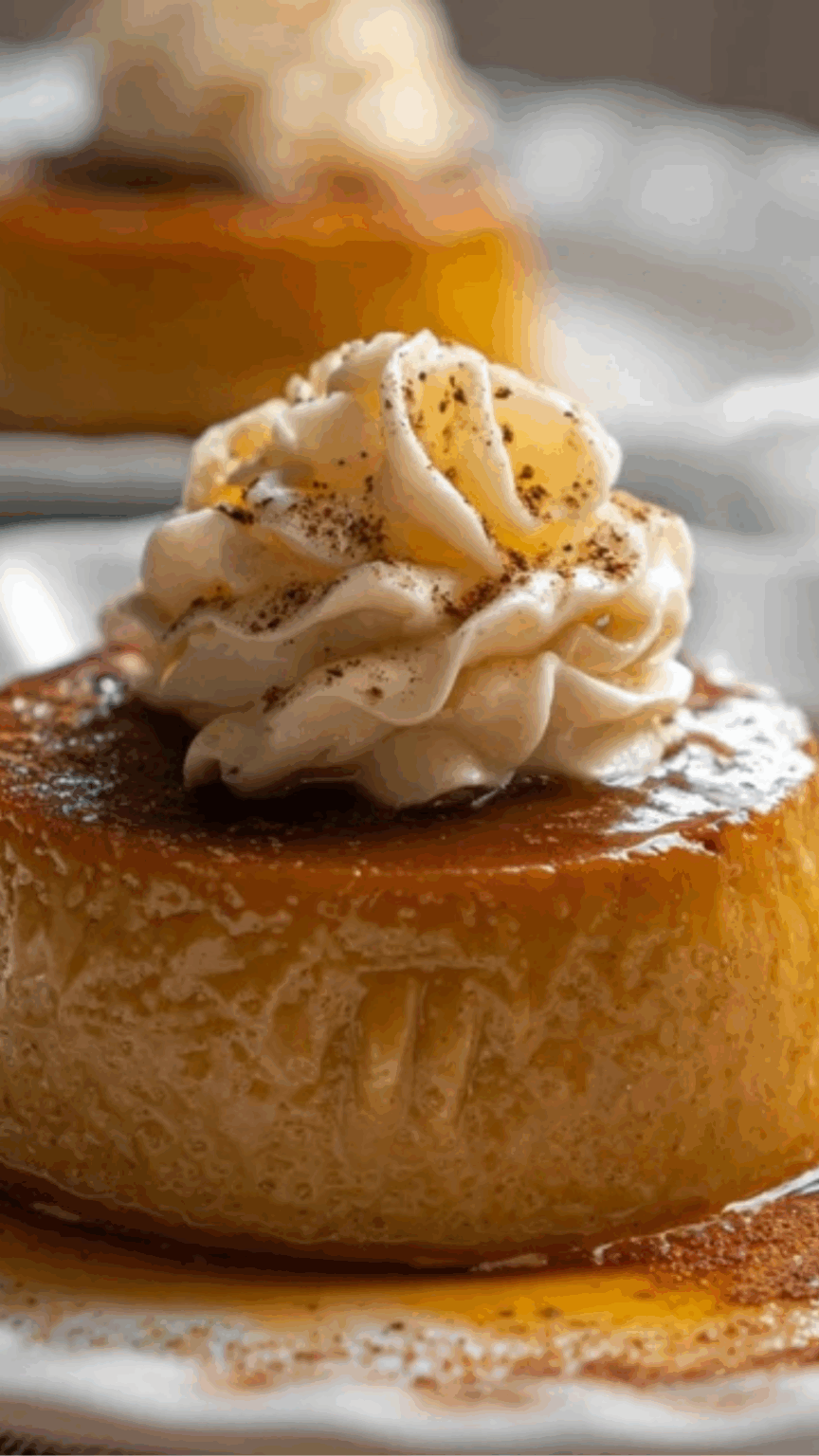 Silky Pumpkin Flan with Chai Whipped Cream: A Creamy Fall Dessert ...